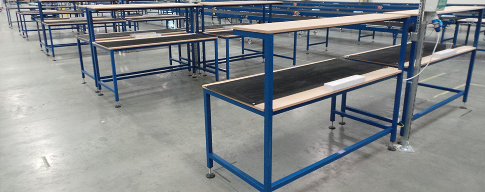 Electrical assembly bench - manufactured by Spaceguard