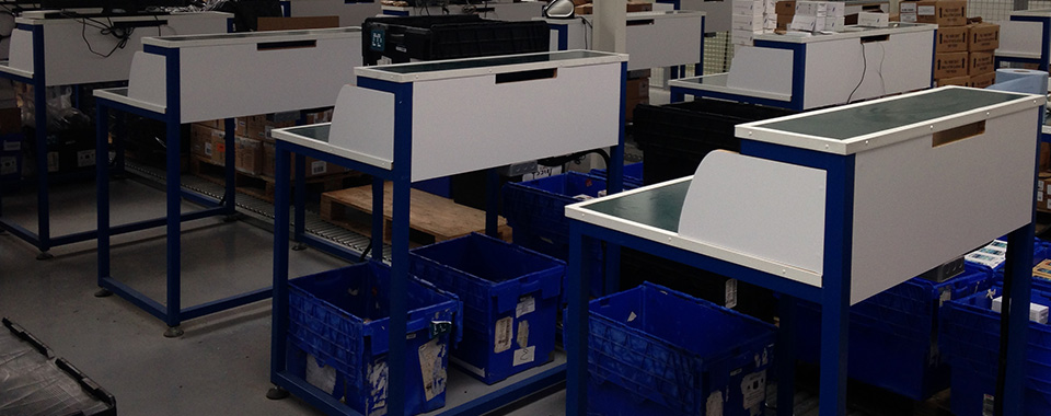 Electrical assembly bench - manufactured by Spaceguard