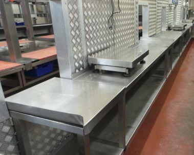 Premium Meat Processing Tables - Packing Tables by Spaceguard