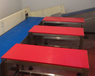 Premium Meat Processing Tables - Packing Tables by Spaceguard