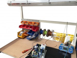 Electrical assembly bench - manufactured by Spaceguard