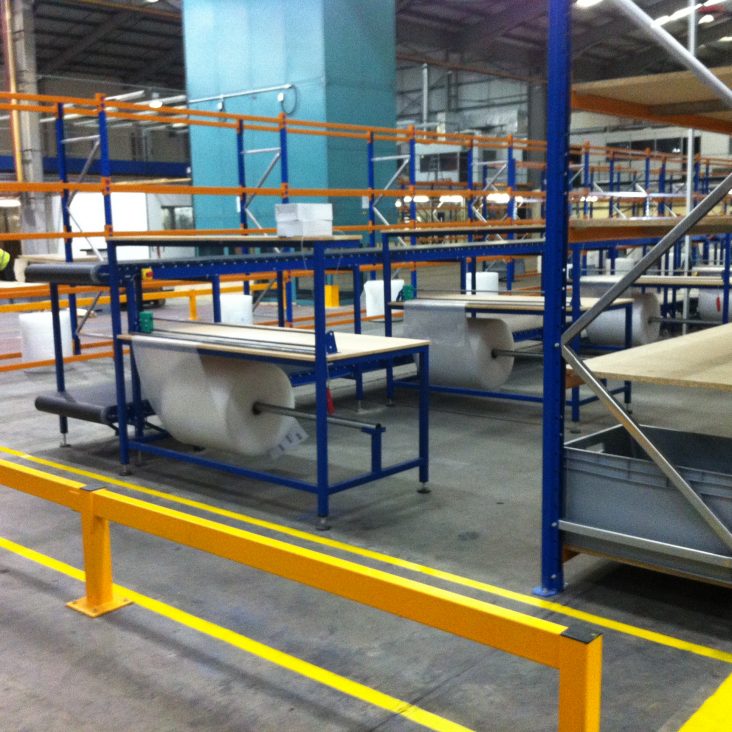 Guarding & Barriers - Packing Tables by Spaceguard