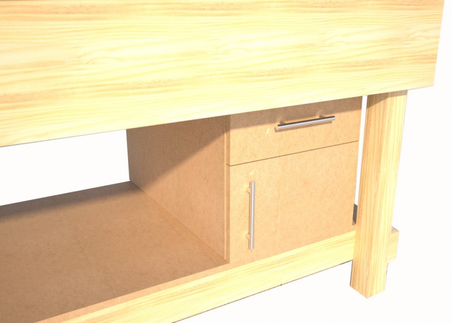 Wooden Workbench - Packing Tables by Spaceguard