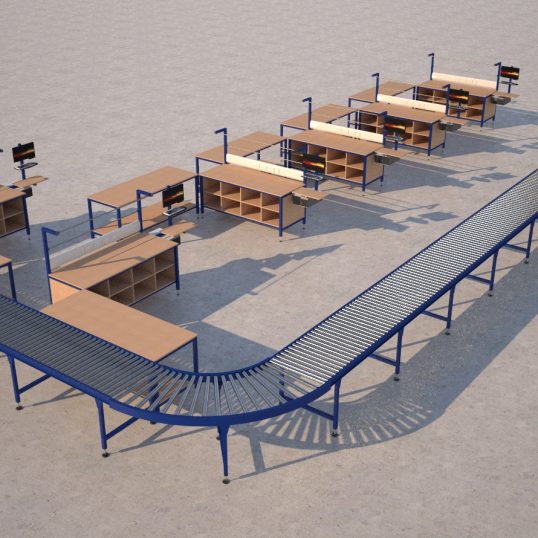 Bespoke Benches - Packing Tables by Spaceguard