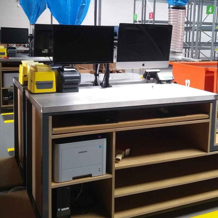 Warehouse Packing Bench - Packing Tables by Spaceguard