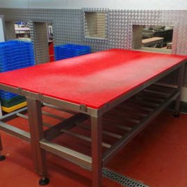 Premium Meat Processing Table - Packing Tables by Spaceguard
