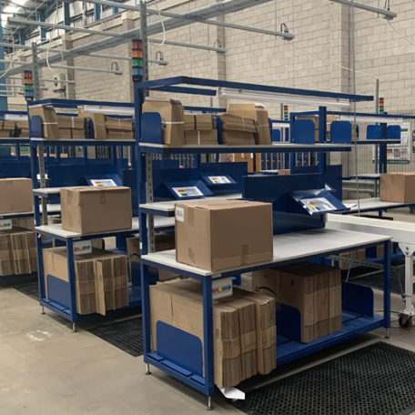 Packing Tables for Warehouse eCommerce & Distribution