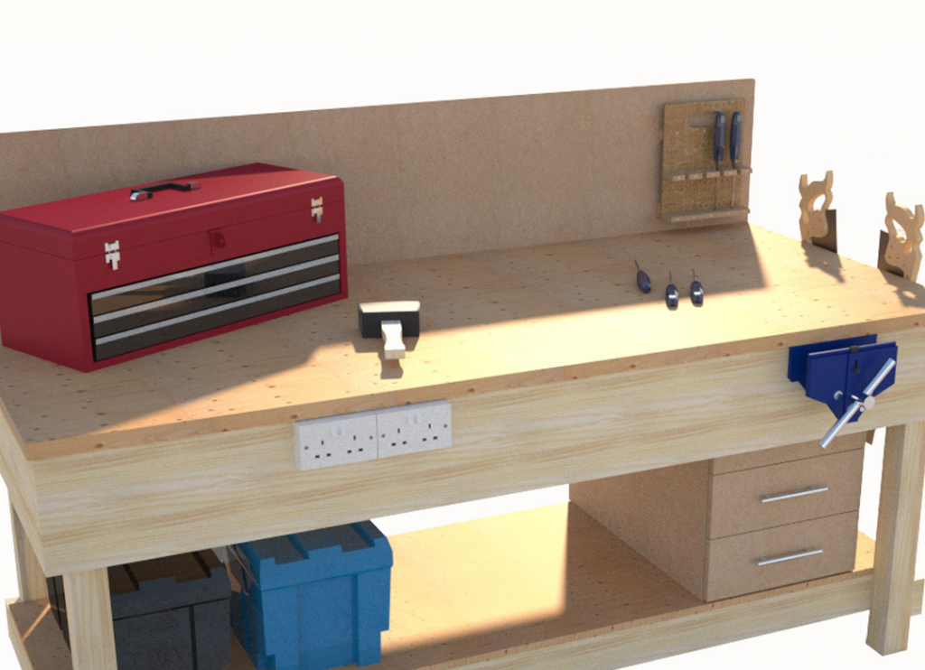 Wooden Workbench - Packing Tables by Spaceguard
