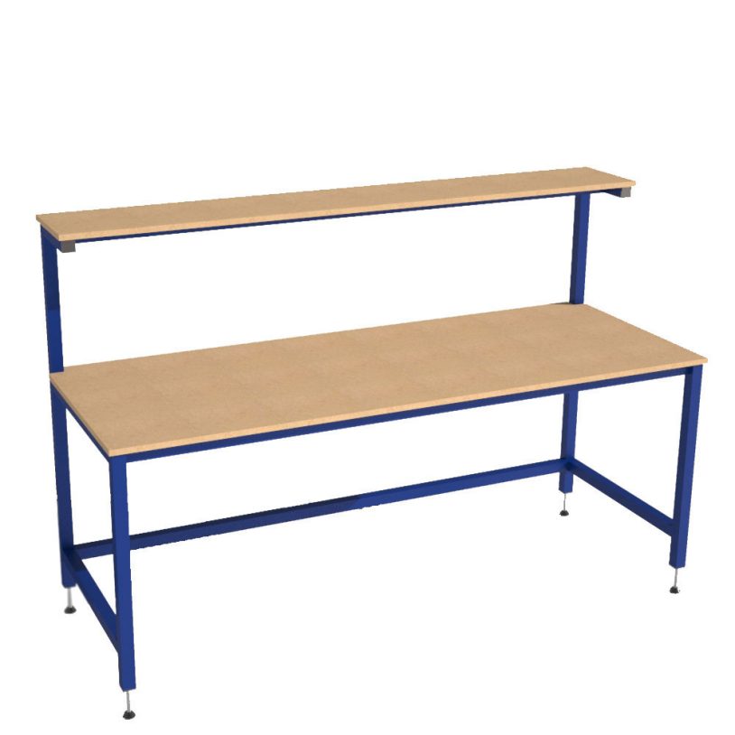 Packing Table with Upper Shelf - Made in UK by Spaceguard
